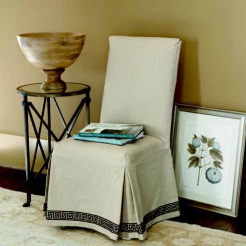 Parsons Slipcover Greek Key | Ballard Designs