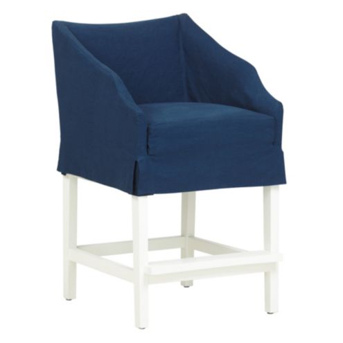 Lambert Slipcovered Counter Stool