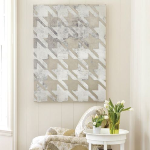 Houndstooth Abstract Art | Ballard Designs