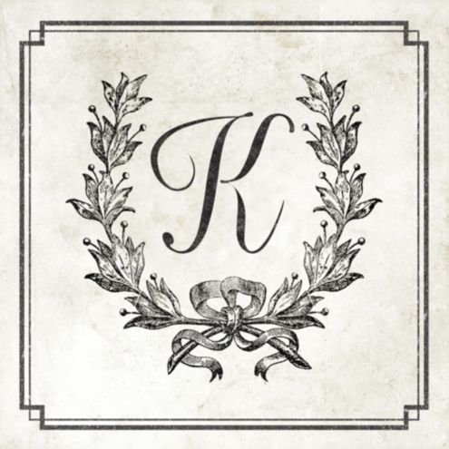 Personalized Monogram Wreath Art | Ballard Designs