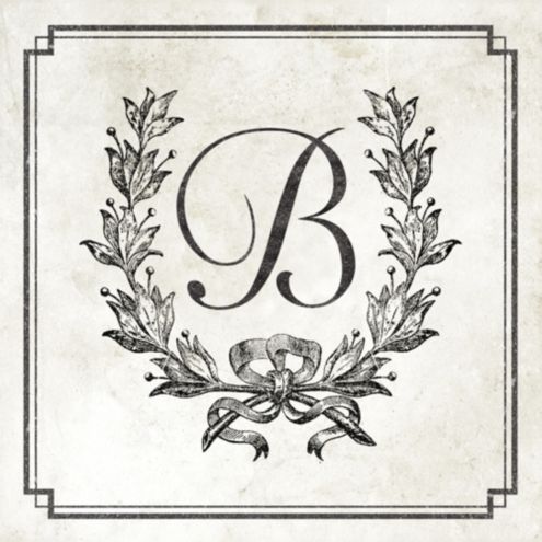 Personalized Monogram Wreath Art | Ballard Designs