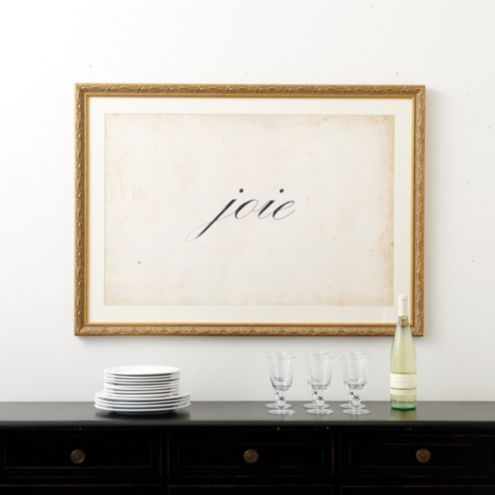 Script Framed Art | Ballard Designs
