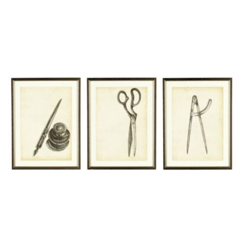 Vintage Office Tools Art | Ballard Designs