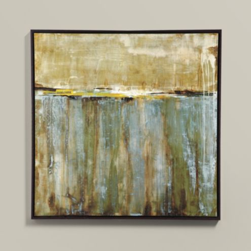 Blue Reflections Framed Canvas | Ballard Designs