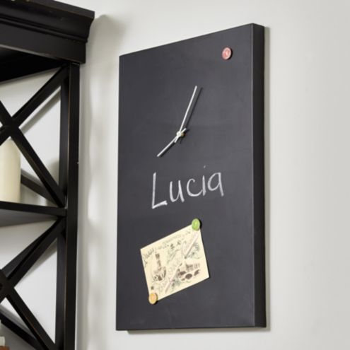 Magnetic Chalkboard Clock | Ballard Designs