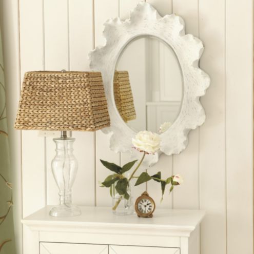 Atoll Oval Mirror with Clear Glass | Wall Decor | Ballard Designs