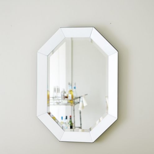 Hanna Glass Frame Mirror | Ballard Designs