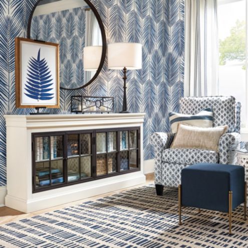 Thomas Round Mirror with Flat Metal Frame