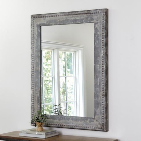 Beaded Zinc Mirror | Ballard Designs