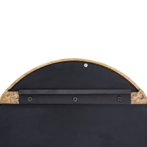 Wilcox Tall Iron Metal Leaner Mirror Rectangular with Rounded Corners