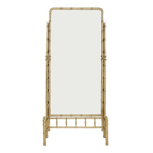 Bamboo Standing Floor Mirror
