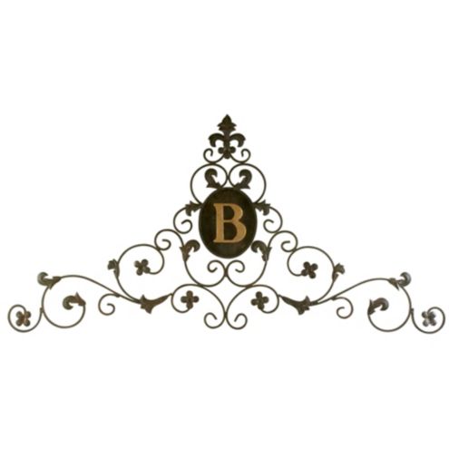 Large Monogrammed Overdoor Plaque | Ballard Designs