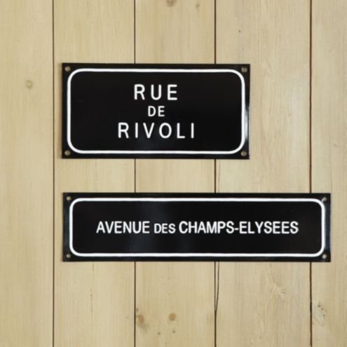 Paris Street Signs | Ballard Designs