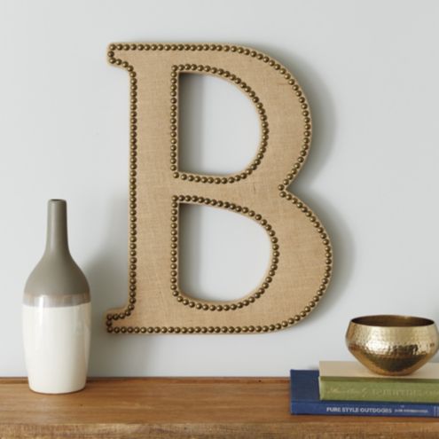 Burlap Letters | Ballard Designs