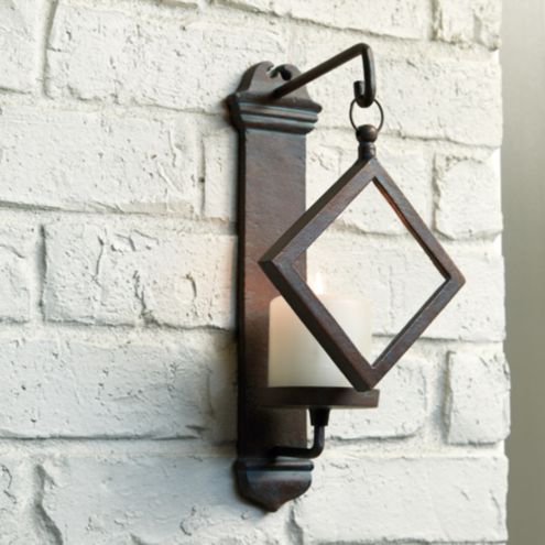 Bunny Williams Outdoor Diamond Candle Sconce | Ballard Designs