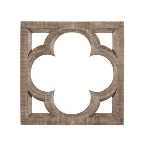 Wood Quatrefoil