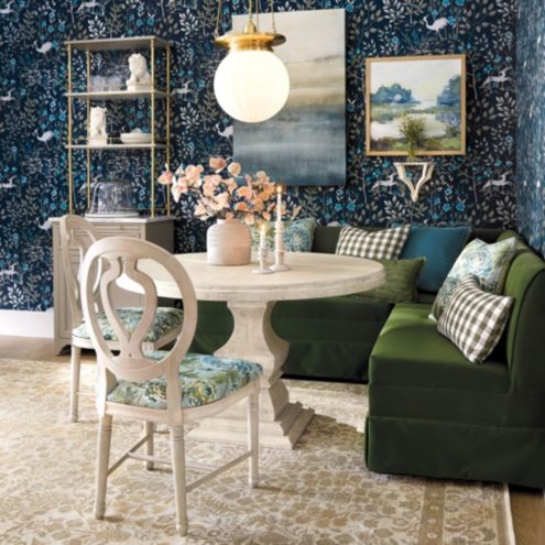 Soft Light Stretched Canvas with Hand Embellished Texture & Lush Palette