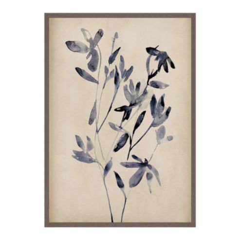 Blueming Botanical Leaf Watercolor Framed Art Series Print on Paper Giclee