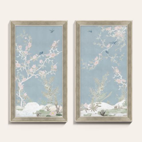 Vintage Cloisonne Framed Print | Ballard Designs