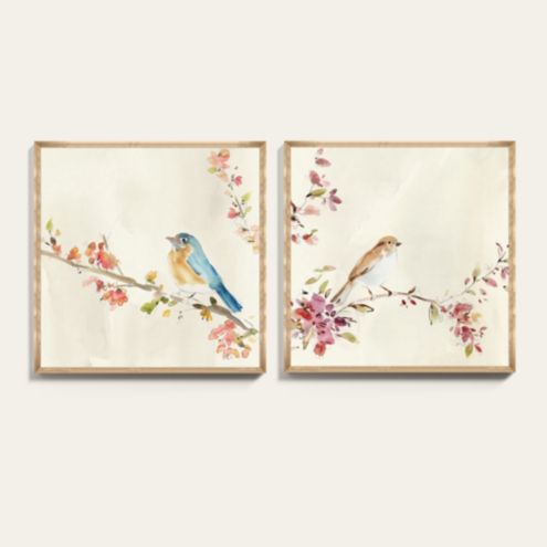 Spring Serenade Art by GP with Gold Frame & Gel Finish Canvas in ...