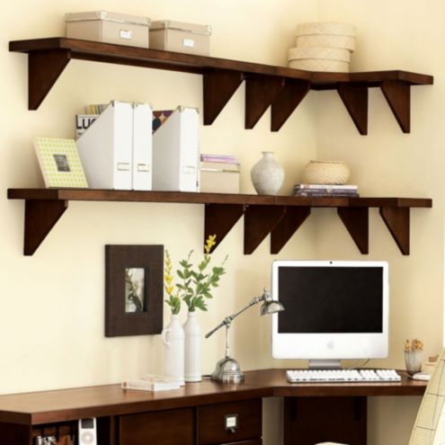 Office Designs Shelving - Corner Wall Shelving