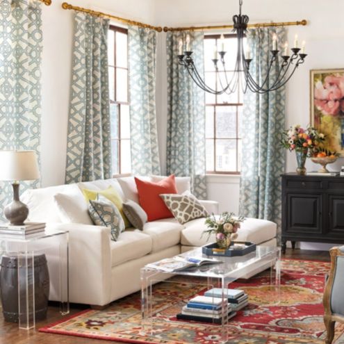 Bamboo Rod Drapery Hardware Set | Ballard Designs